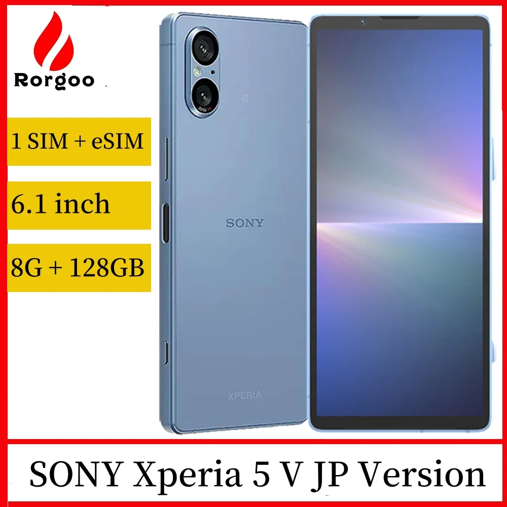 Sony Xperia 5 V 5G versión japonesa teléfono móvil 8G 128GB 6,1 "OLED ...