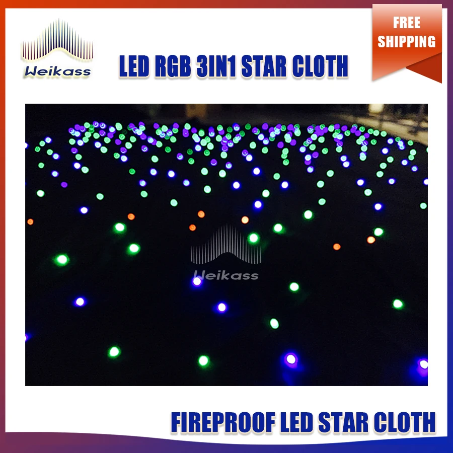 Weikass-Fireproof-RGB-3in1-LED-Star-Cloth-LED-Twinking-Curtain-Dj-stage ...