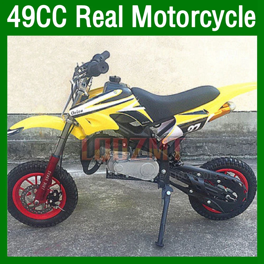 2 Stroke Mountain Mini Motorcycle Small Buggy 50CC Scooter Superbike ...