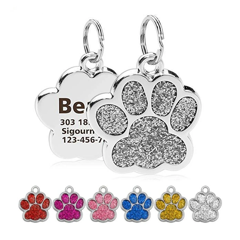 Personalized-Engraving-Pet-Cat-Name-Tags-Customized-Dog-ID-Tag-Collar ...