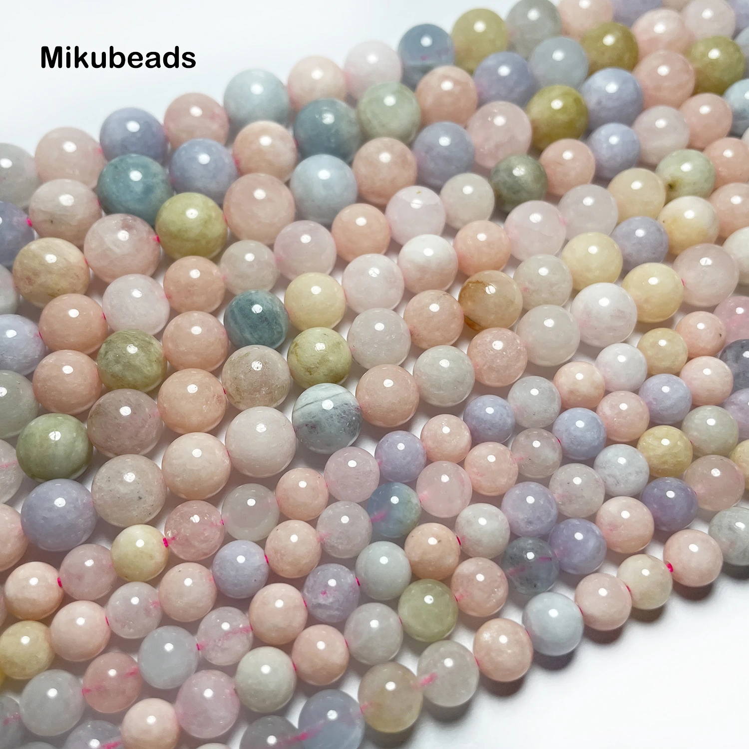 Wholesale Natural 6mm A+ Madagascar Beryl Smooth Round Loose Beads For ...