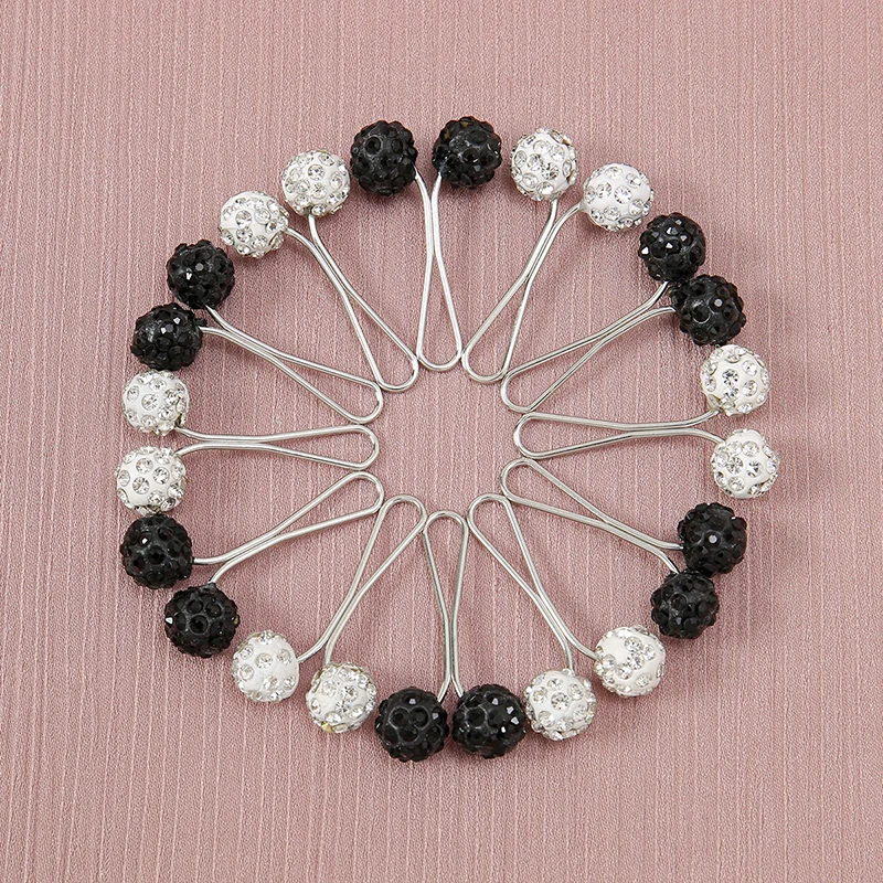 12pcs-set-Pearl-Women-s-Stylish-Brooches-Rhinestone-Hijab-Clip-Shimmer ...