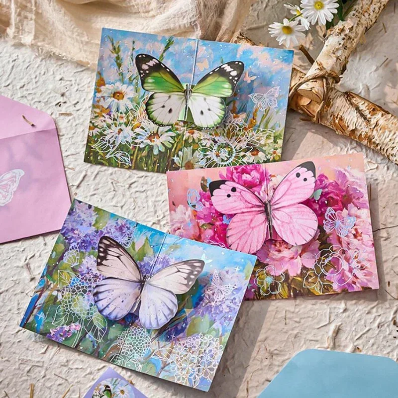5pcs-set-Kawaii-Butterfly-Envelopes-DIY-Postcards-Letter-Writing ...