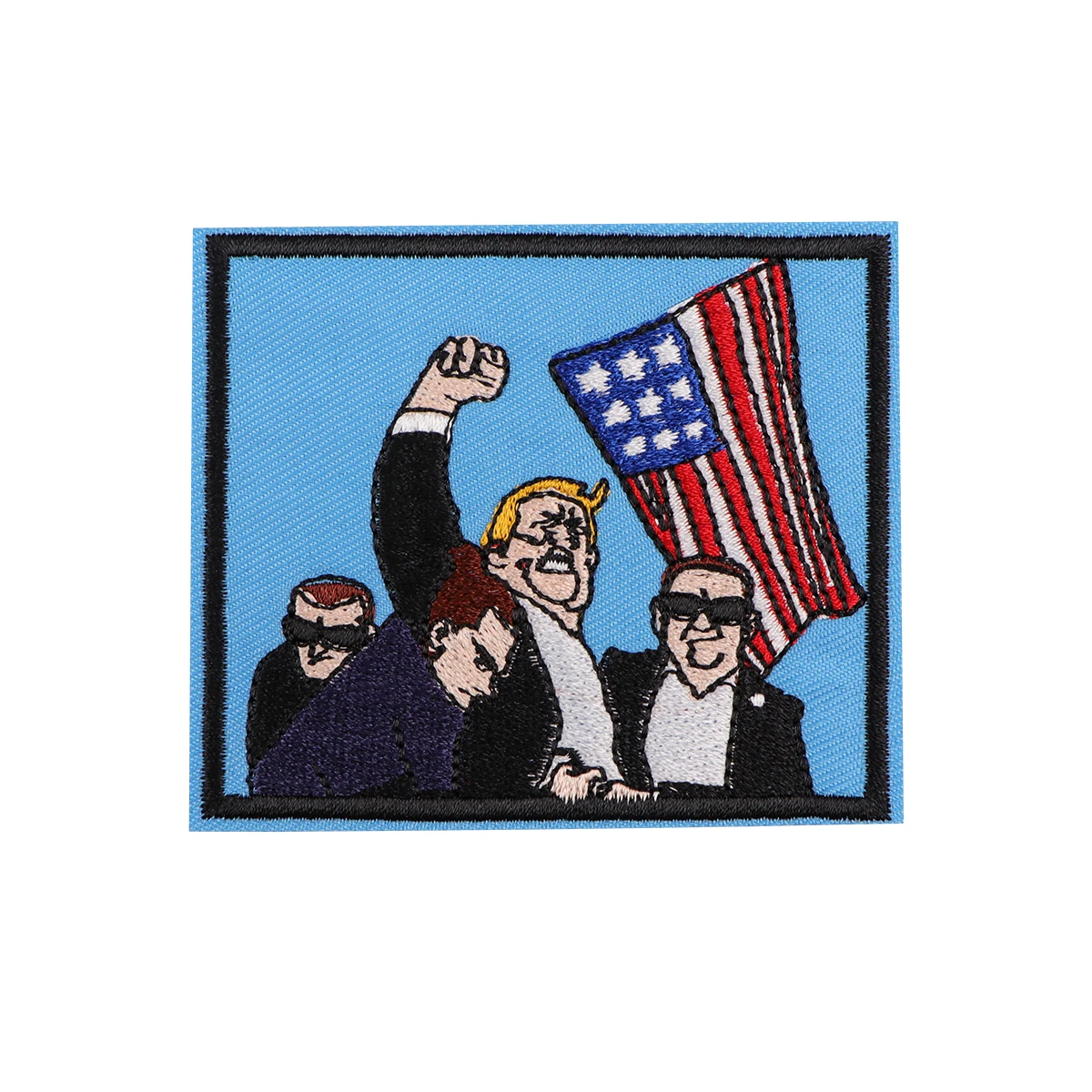 Trump-Flag-Embroidered-Patches-For-Clothing-DIY-Badge-Adhesive-Cool ...