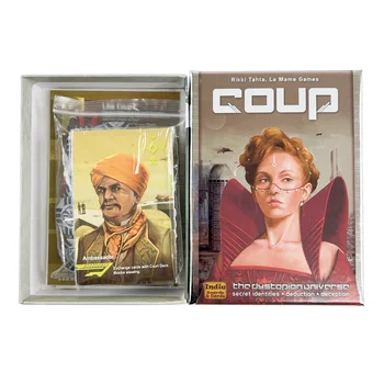 English Coup Holding Resistance Mission Board Game Card