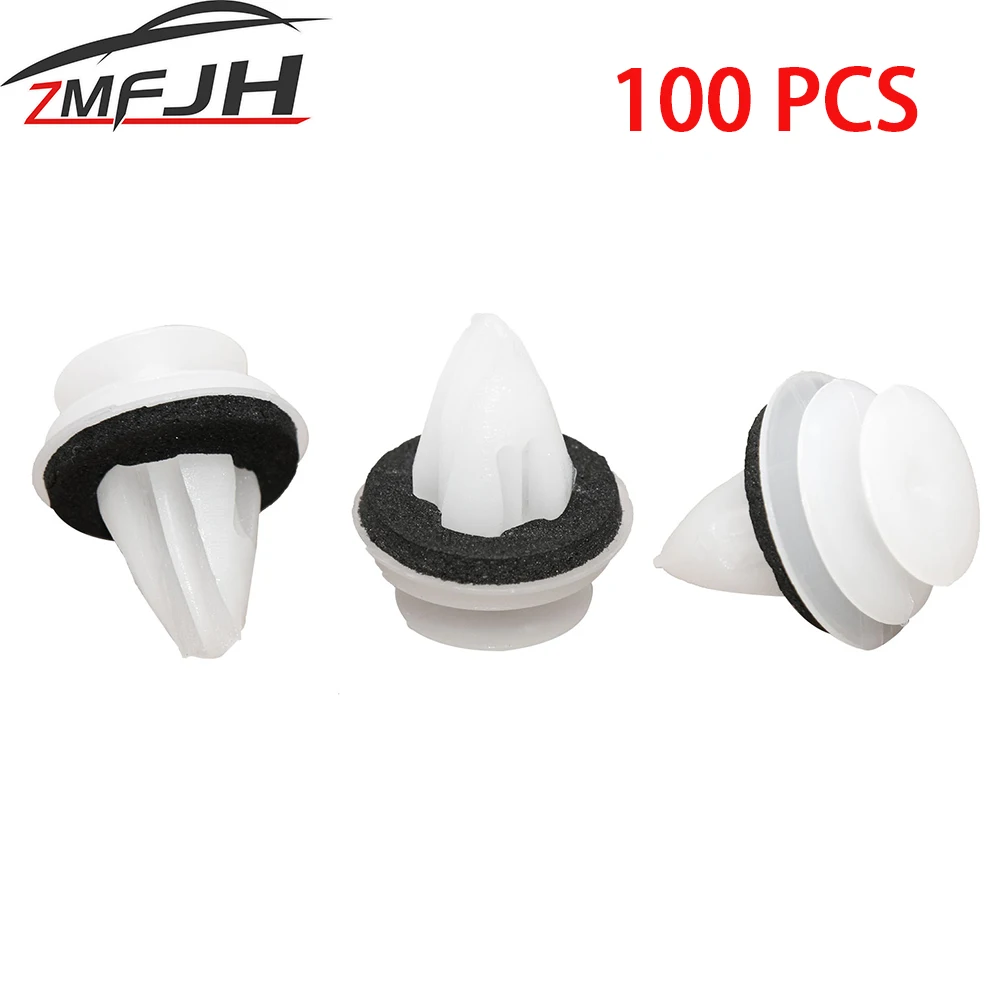 100PCS Car Clips Plastic Rivets Clip for BMW E46 E53 E90 E91 E70 Door ...
