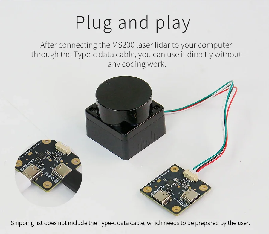 MS200 Lidar Sensor Kit TOF Ranging Scanner Support ROS1 and ROS2 | eBay