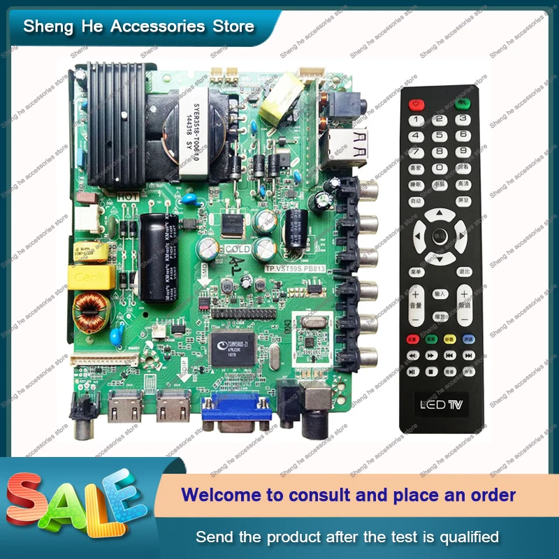 original 32inch-47inch motherboard TP.VST59S.PB813 Voltage is 65 v ...
