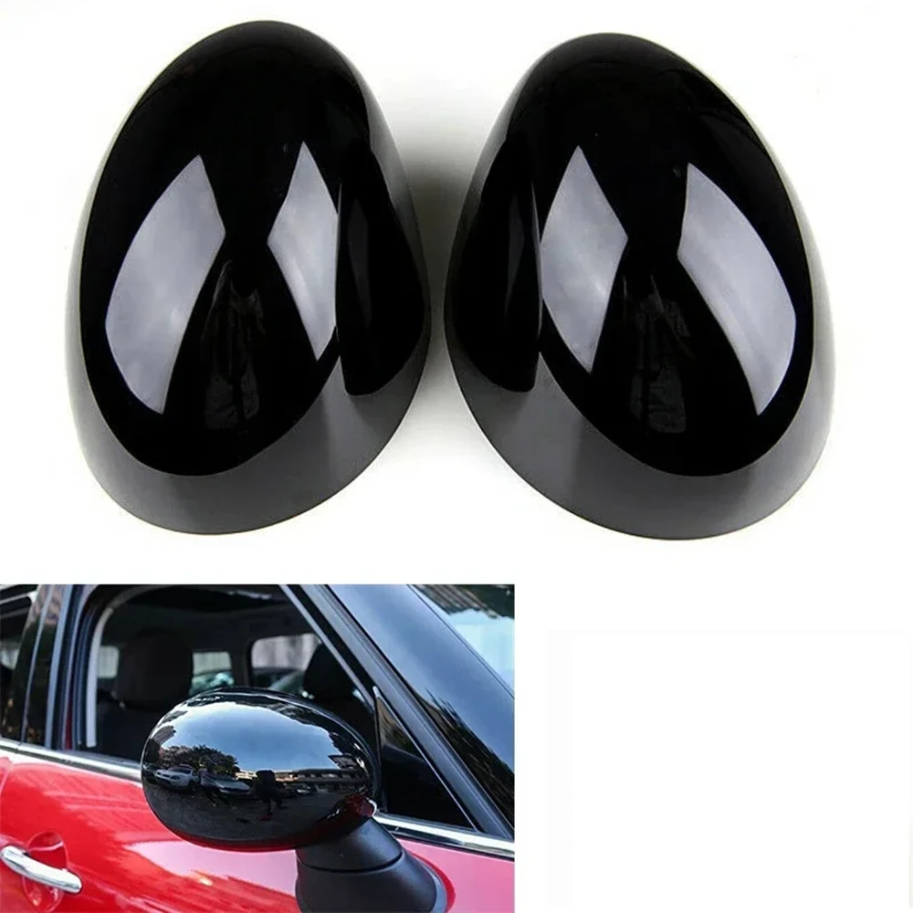 Car-Gloss-Black-Wing-Mirror-Cover-Cap-Casings-for-BMW-Mini-F54-F55-F56 ...