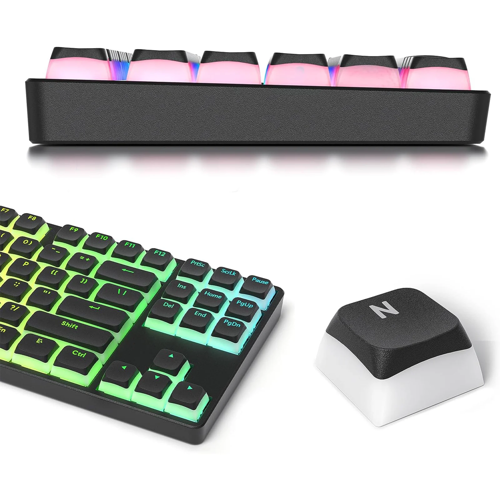 XDA-Profile-Pudding-Keycaps-Set-PBT-Double-Shot-Translucent-Compatible ...