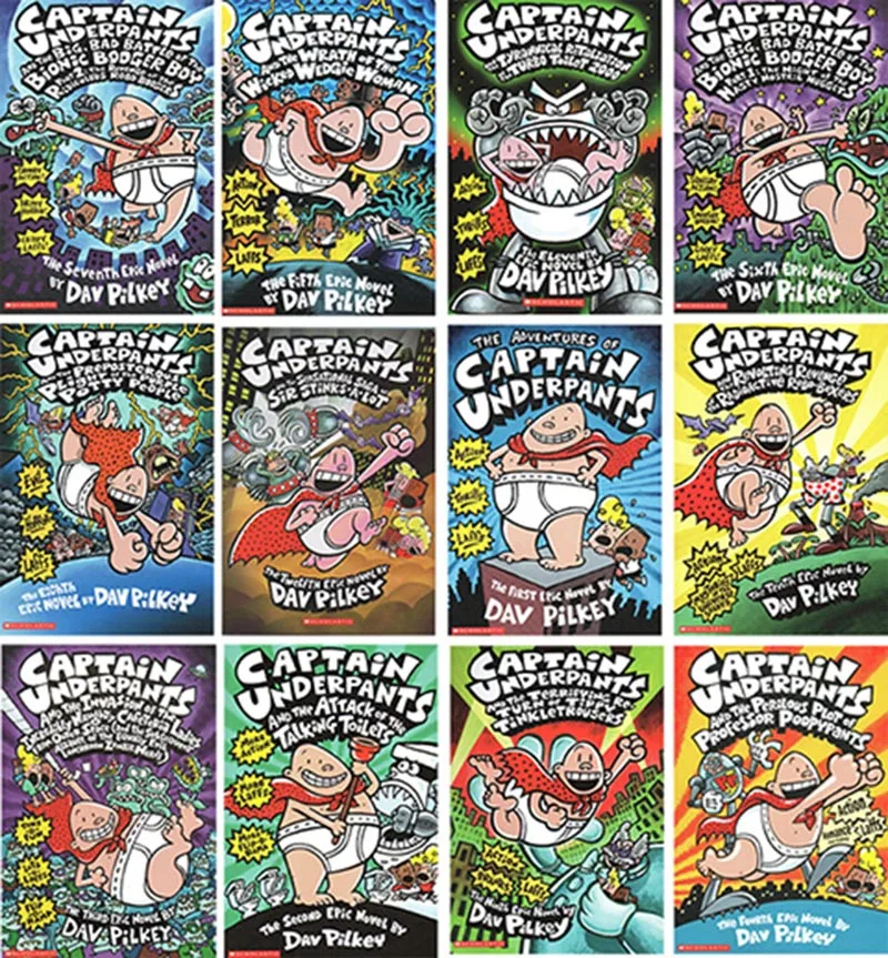Captain Underpants All Books In Order