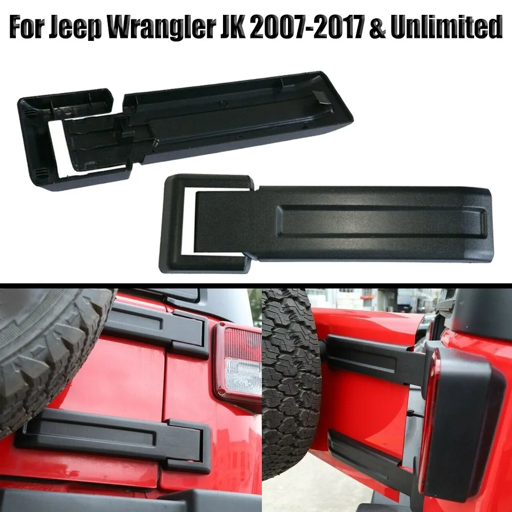 2x-Upper-Lower-Tail-Gate-Hinge-Cover-For-Jeep-Wrangler-JK-JKU-Sport ...