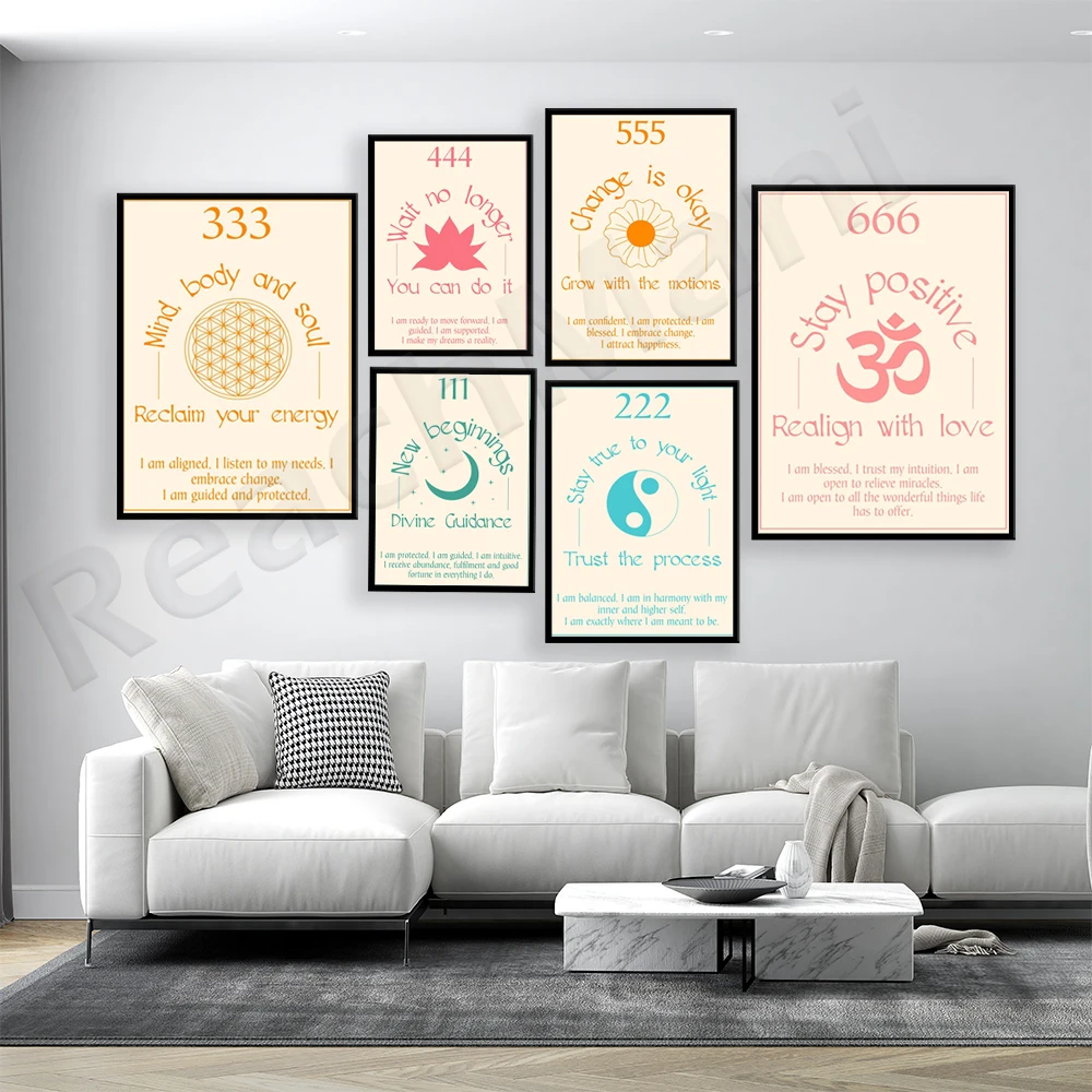 Angel Digital Prints, Numerology Prints, Manifestations, Spiritual Art ...