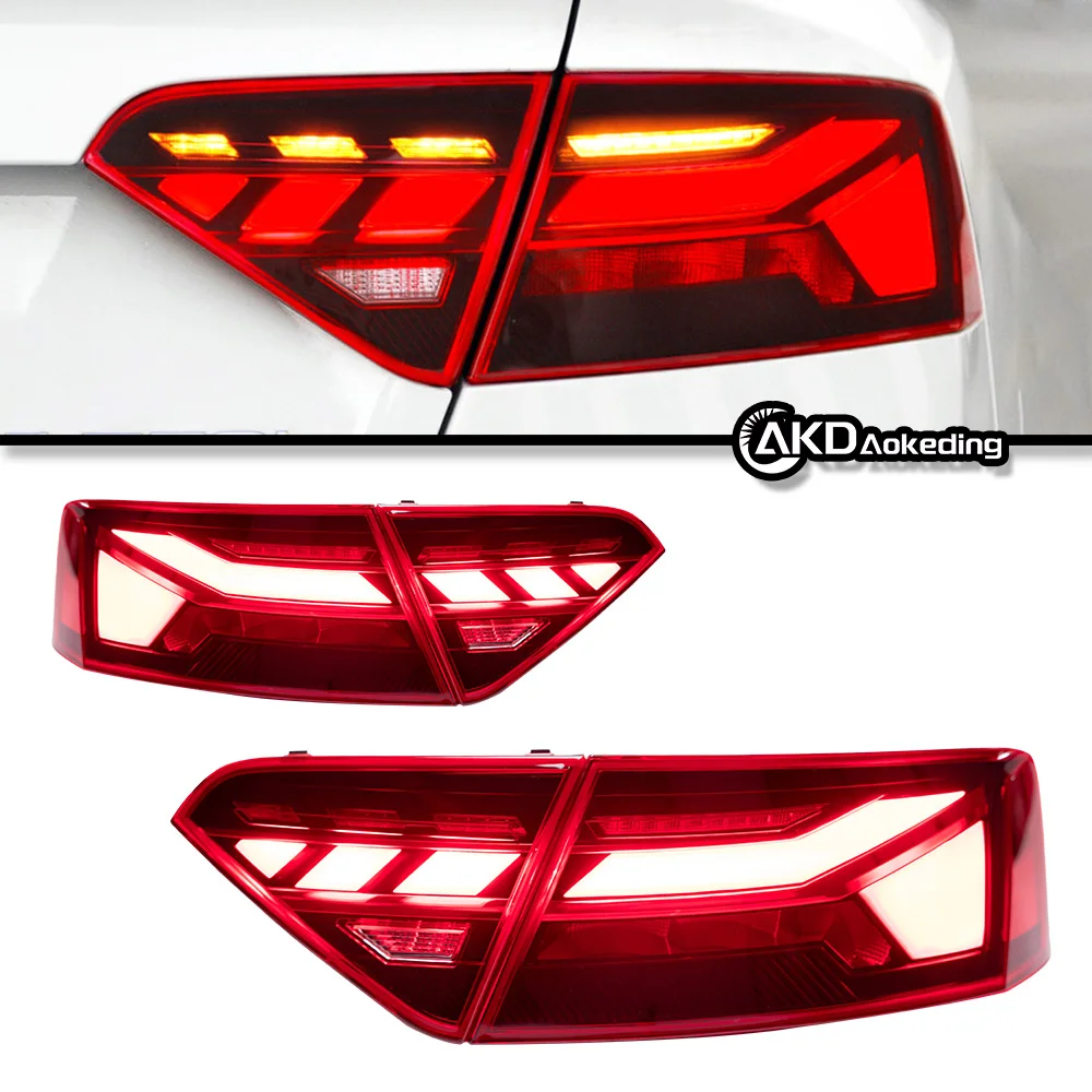Taillight For 08-16 A5 A5l Tail Lights Rs5 Style With Sequential Turn ...