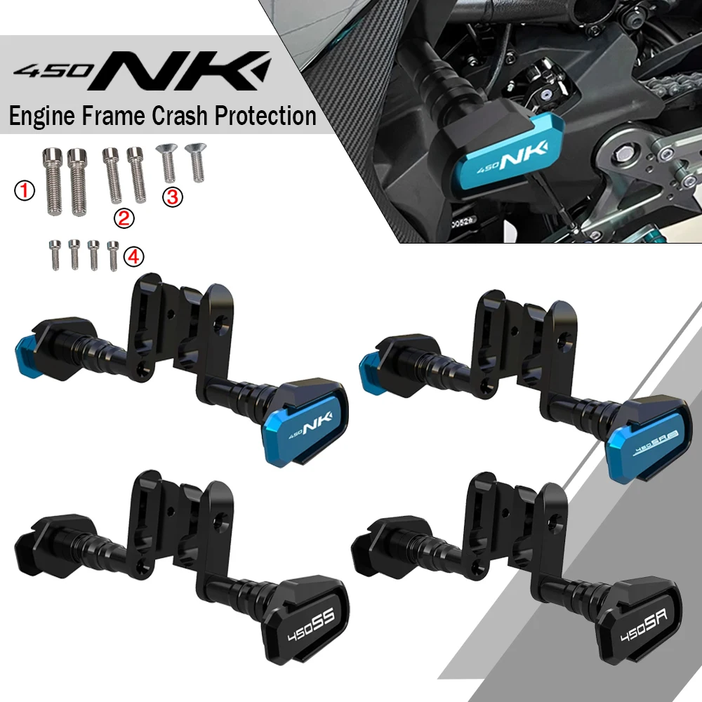 2025 450SRS 450NK Frame Sliders Crash Pad Falling Protector Guard Cover ...