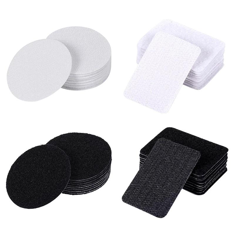 60mm Self Adhesive Hook and Loop Fastener Tape Nylon Dots Stickers ...