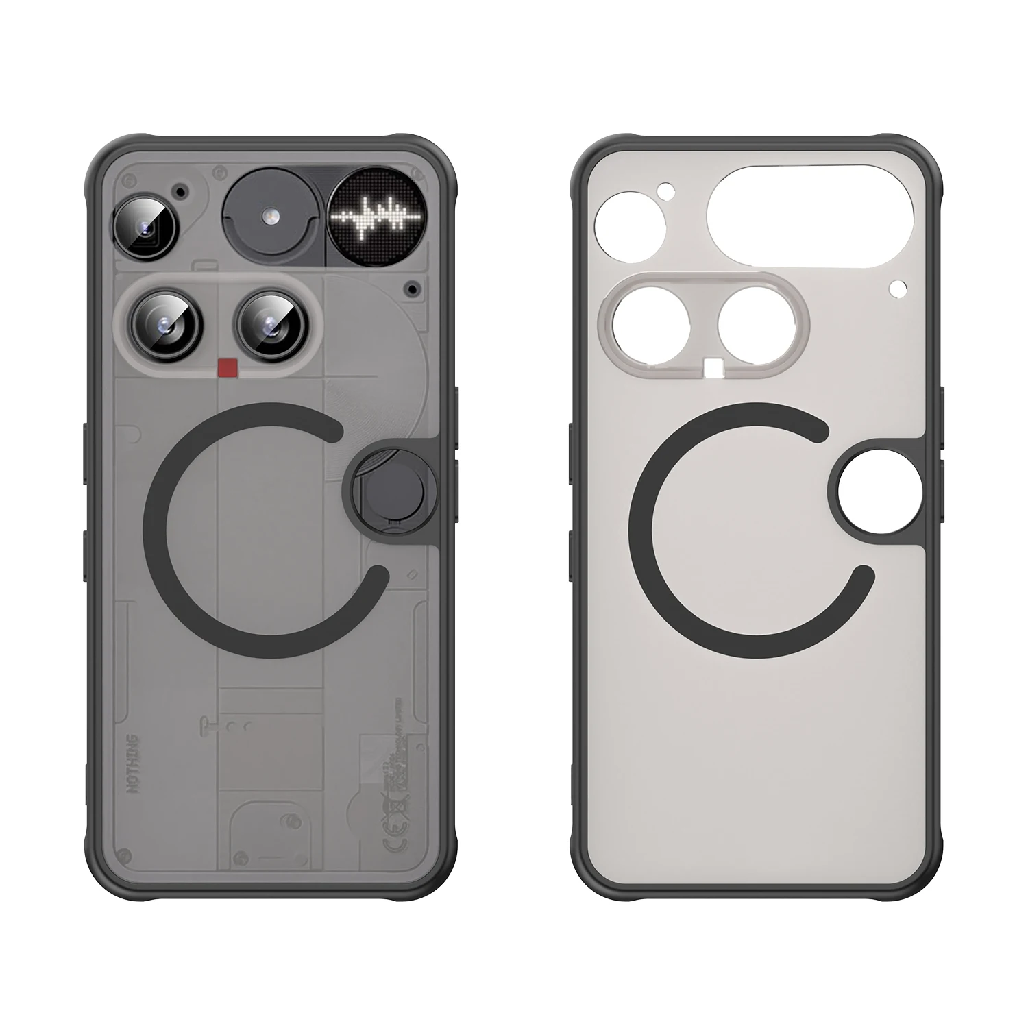Translucent Frosted Shield Shockproof Case For Nothing Phone 3 A024 ...