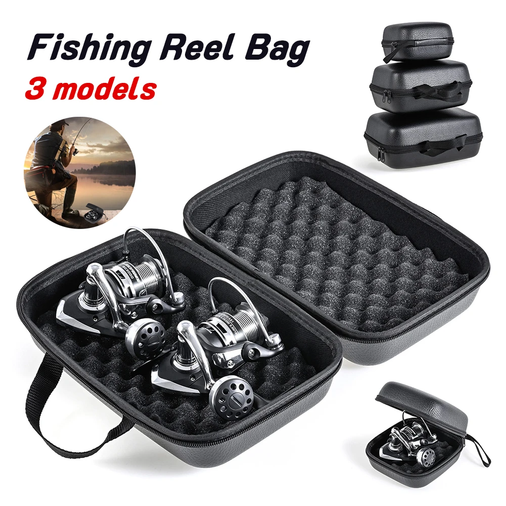 New-Portable-EVA-Fishing-Reel-Bag-Shockproof-Waterproof-Reel-Protective ...