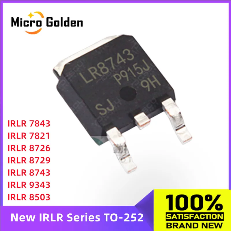 (10Pcs) IRLR7843TRPBF IRLR7843 LR7843 TO 252 IRLR7821 LR7821 LR8726 ...