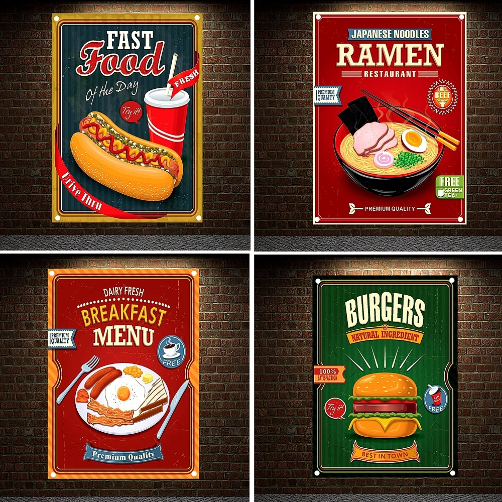 Fast Food Advertisement Posters