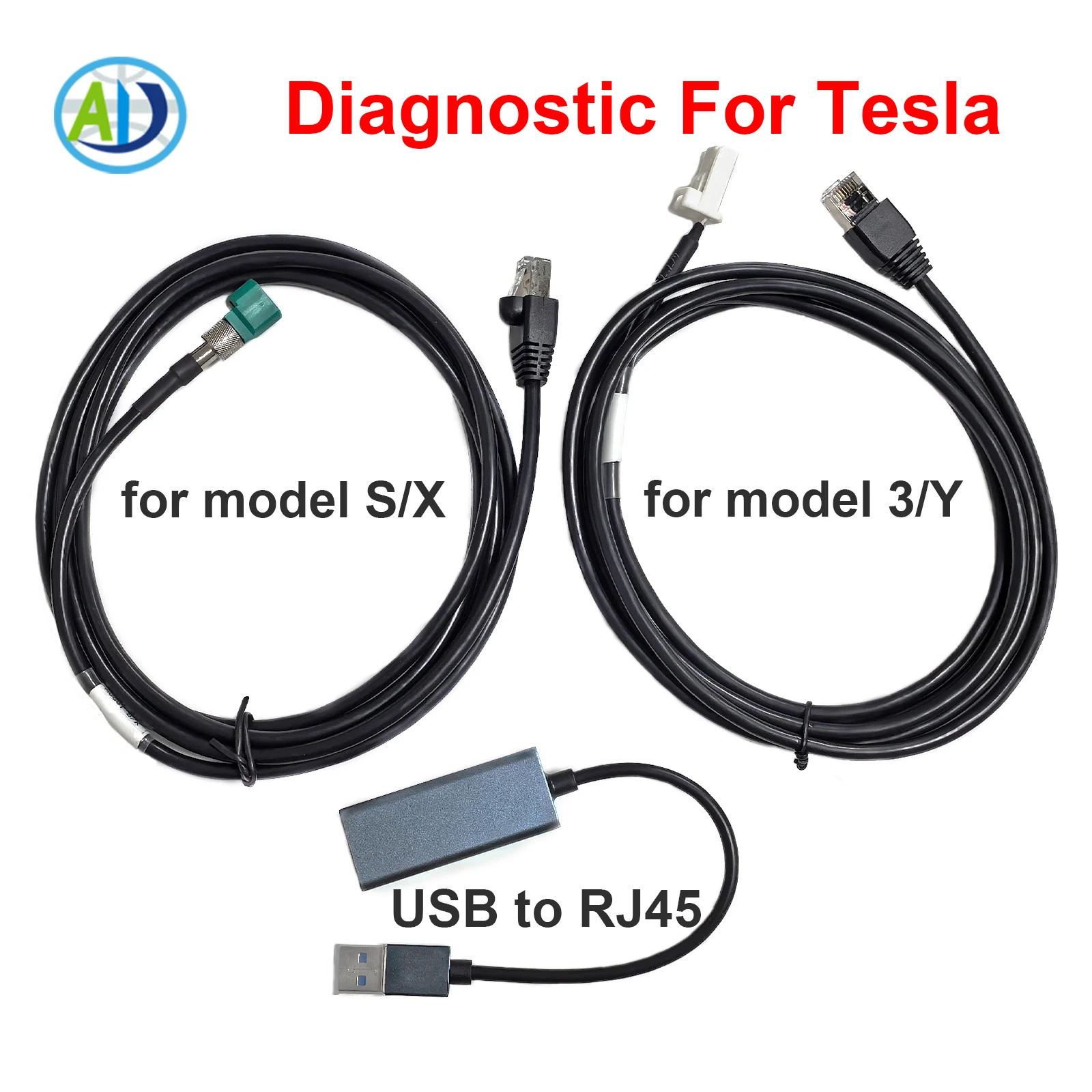 Diagnostic Service Cables for Tesla Model 3/Y X/S Coding Ethernet ...