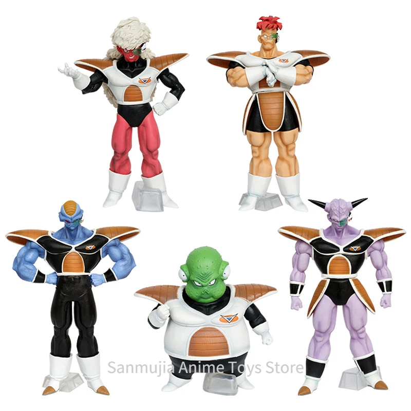 Anime Dragon Ball Z Ginyu Force Figure Jeice Ginyu Guldo Recoom Burter ...