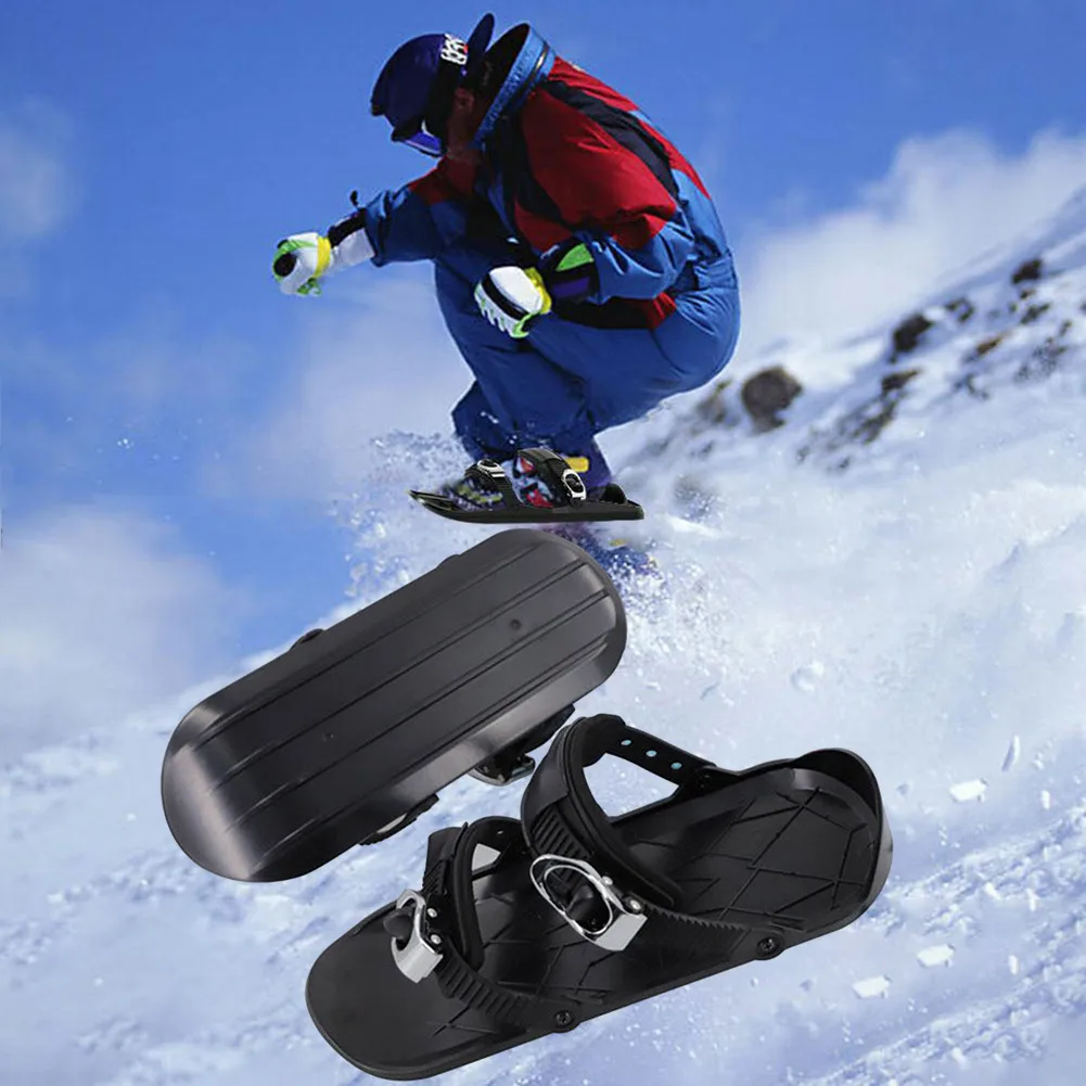 Mini-Short-Ski-Skates-Easy-To-Use-Short-Snowskates-Lightweight-Mini-Ski ...