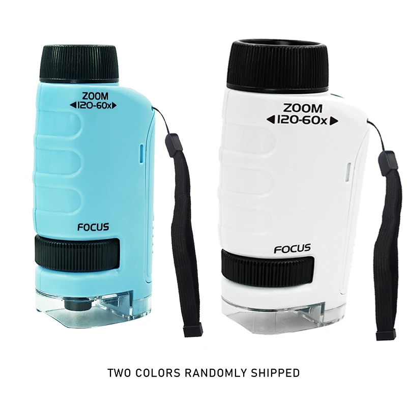 New-Factory-60-120x-Mini-Pocket-Handheld-Microscope-with-LED-Light ...