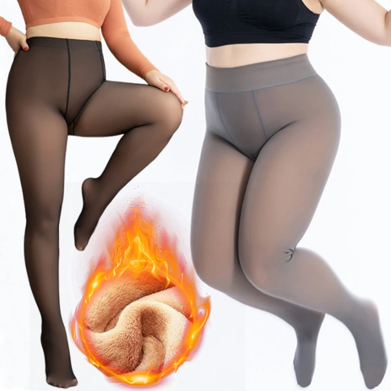 Collants-thermiques-translucides-pour-femmes-collants-sexy-pantalons-streetwear-bas-en-velours ...