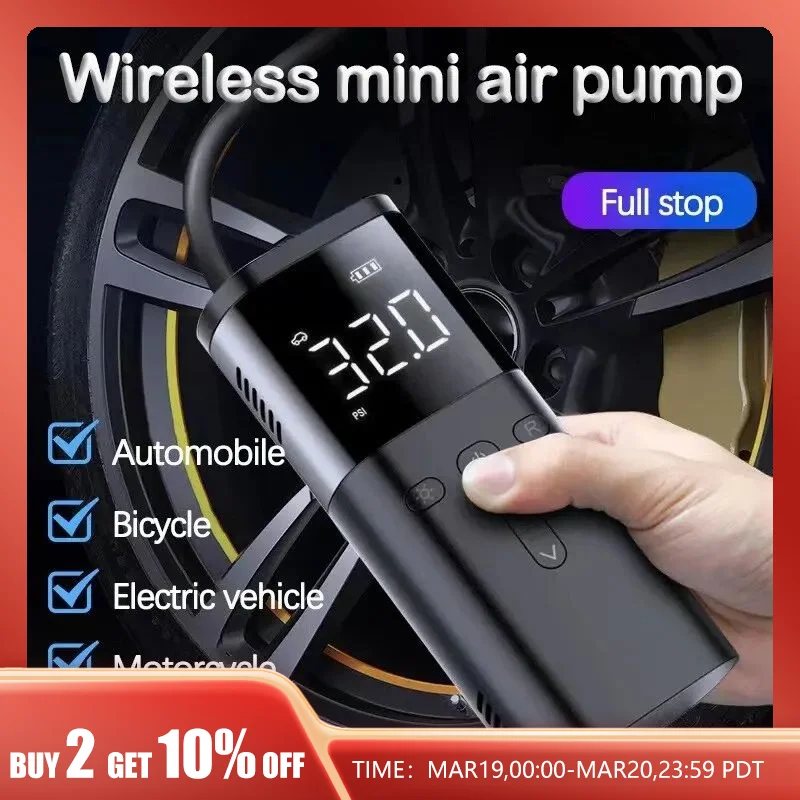 1-Set-Car-Mounted-Wireless-Inflation-Pump-Compact-and-Portable ...