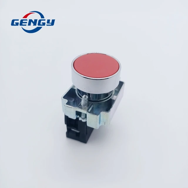 22mm XB2-BA31 XB2-BA42 Momentary Push Button Switch NO/NC Self-reset Switch 10A 600V Circular ...