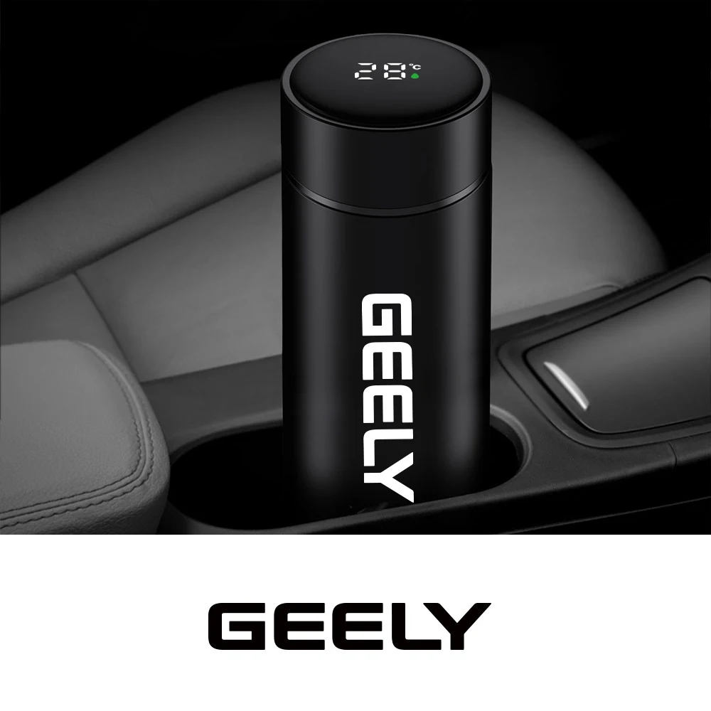 500ml-Portable-Car-Smart-Thermos-Water-Bottle-For-GEELY-Atlas-Tugella ...