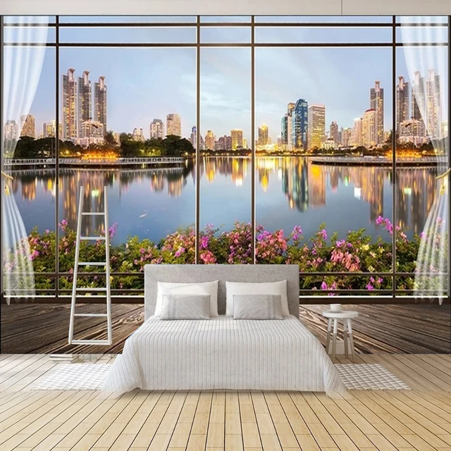 Window City View Wallpaper