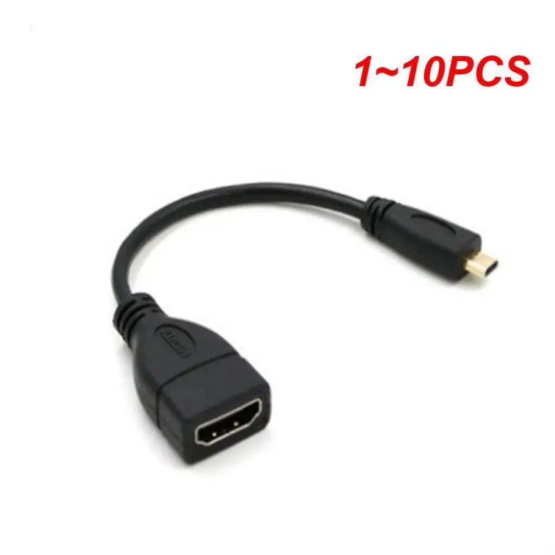 1-10PCS-New-HDMI-compatible-Male-to-Female-Adapter-Mini-Micro-D-Type-90 ...