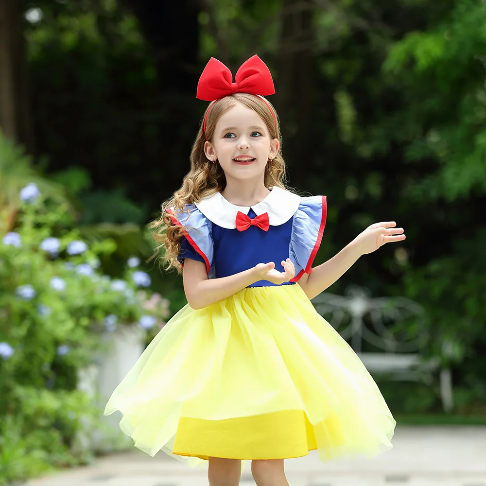 Cute Princess Girls Tutu Christmas Dress Purple Cartoon Cosplay ...