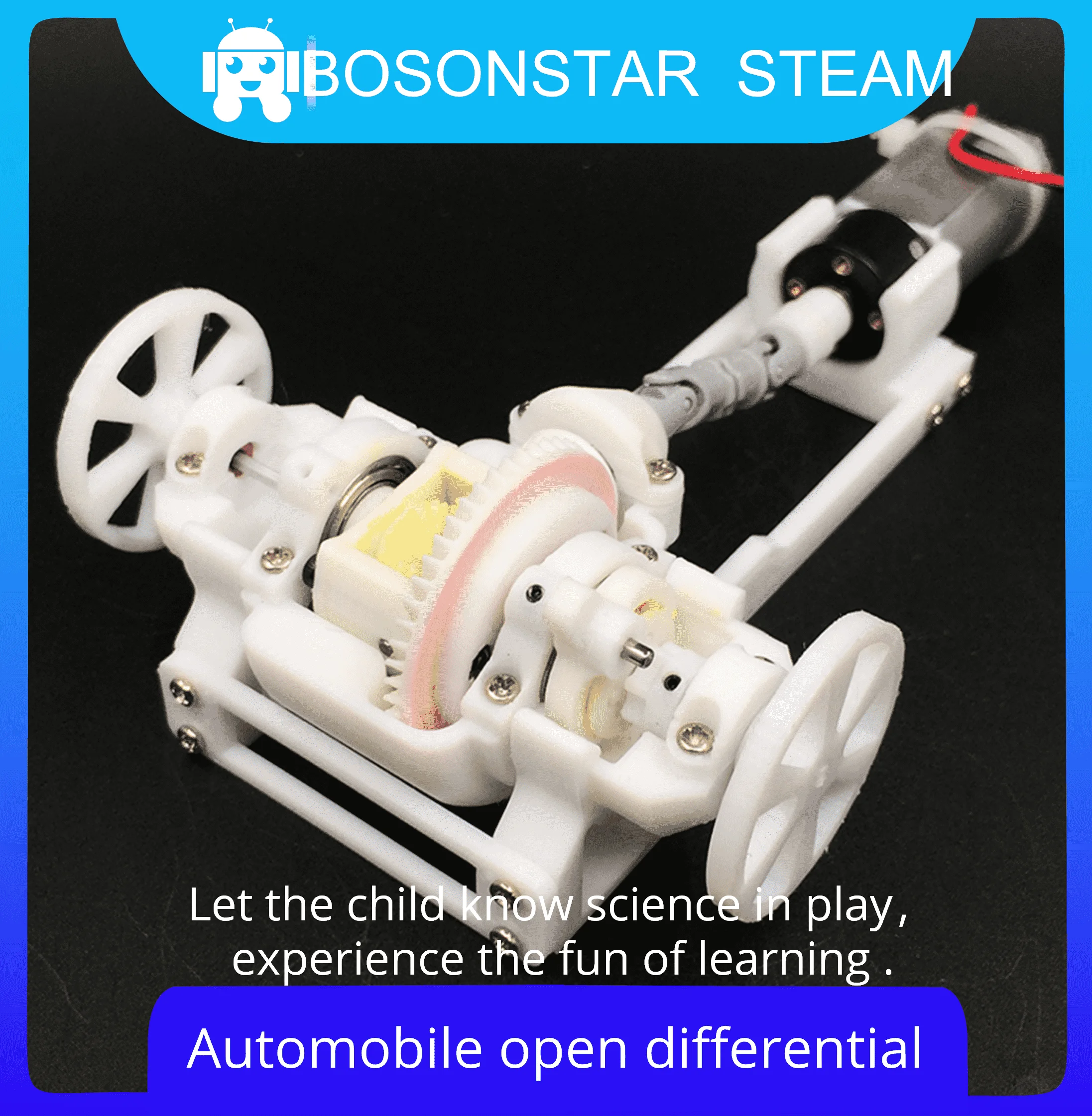 Automobile-Open-Differential-Gear-Simulation-Science-Discovery-STEM-Education-Physics-Experiment ...