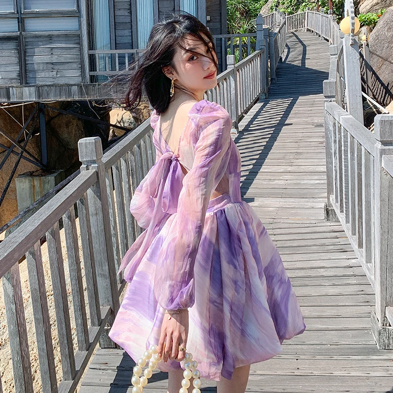 Purple Summer Dress Tumblr