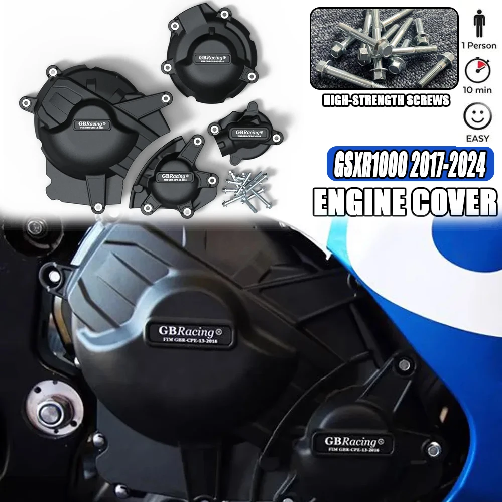 Motorcycles-Engine-Cover-Protection-Case-For-SUZUKI-GSX-R1000-GSXR1000 ...