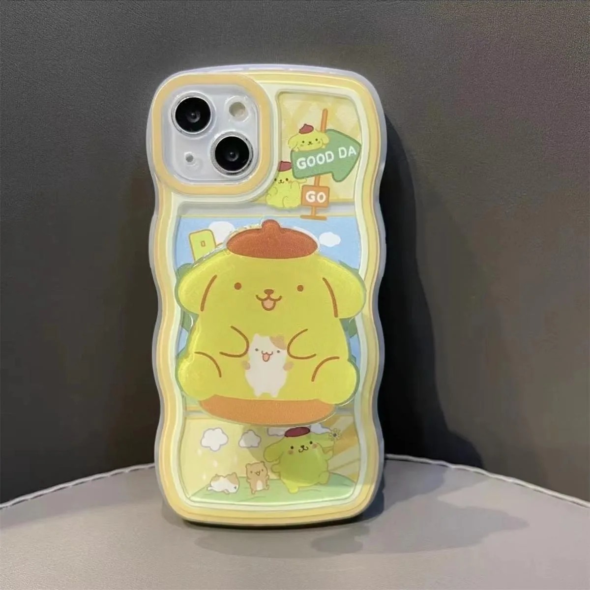 Kawaii-Pompompurin-Bracket-Curly-Wave-Case-For-Samsung-A23-A24-A25-A31 ...