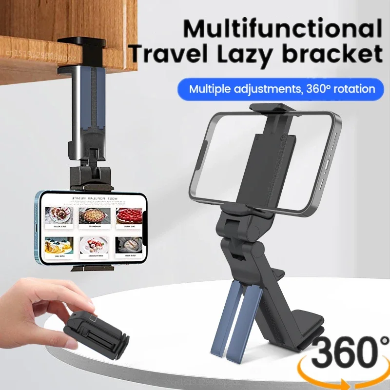 Mobile-Phone-Holder-Clip-Multifunctional-Travel-Mini-Desktop-Stand ...