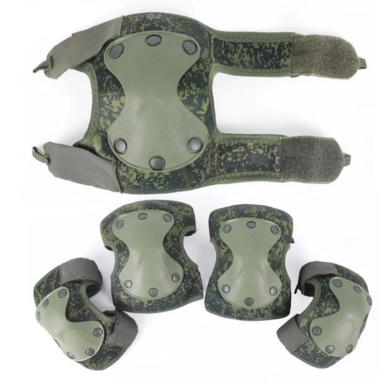 6B51 Second Generation Tactical Protective Gear Green MC Knee And Elbow ...