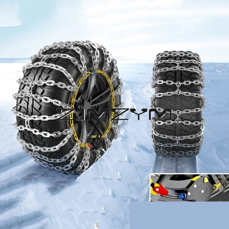 Wheel-Tires-Metal-Snow-Chains-Security-Chain-Passenger-Vehicle-Tire ...