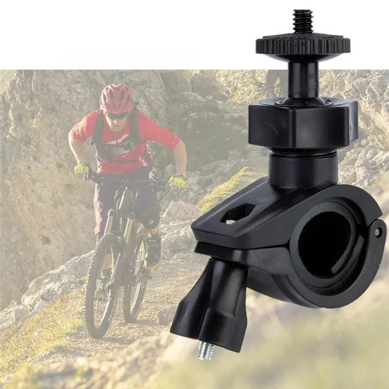360-Degree-Handlebar-Clamp-Mount-Motorcycle-Bike-Pole-Mount-For-GoPro ...