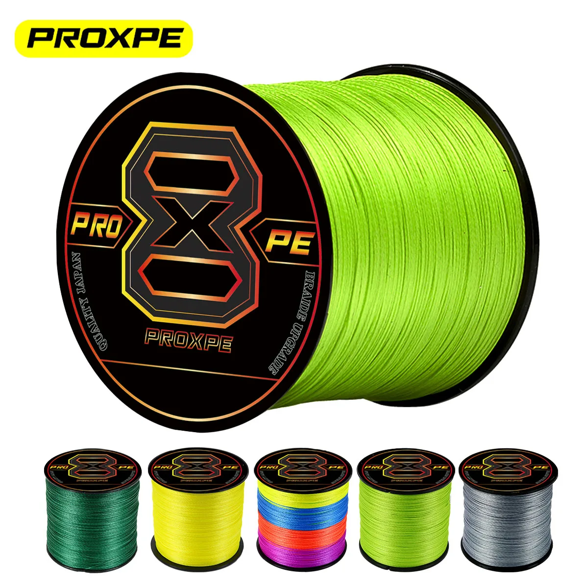 PROXPE-8-Braided-Line-300M-500M-1000M-Saltwater-Multifilament-Carp ...