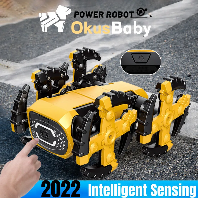 2022 신제품 로봇 개 조립 등반 자동차 142 피스 Diy 로봇 완구 선물 제스처 감지 장애물 회피 교육 키트 어린이용 어린이 클라이밍 자동차 로봇 장난감