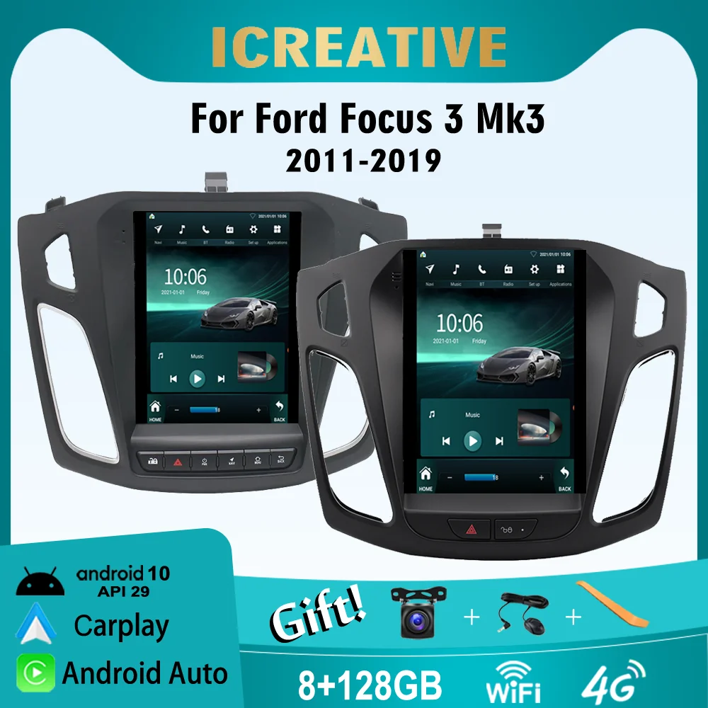 Car-Radio-For-Ford-Focus-3-Mk3-2011-2019-Android-Stereo-Multimedia ...