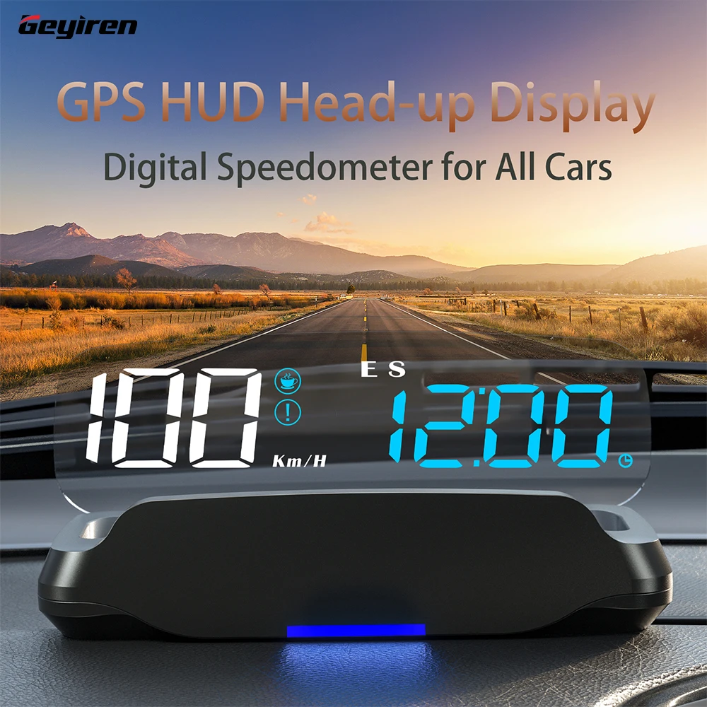 Geyiren-C7-HUD-Windshield-Projector-GPS-Digital-Speedometer-Fit-for-All ...