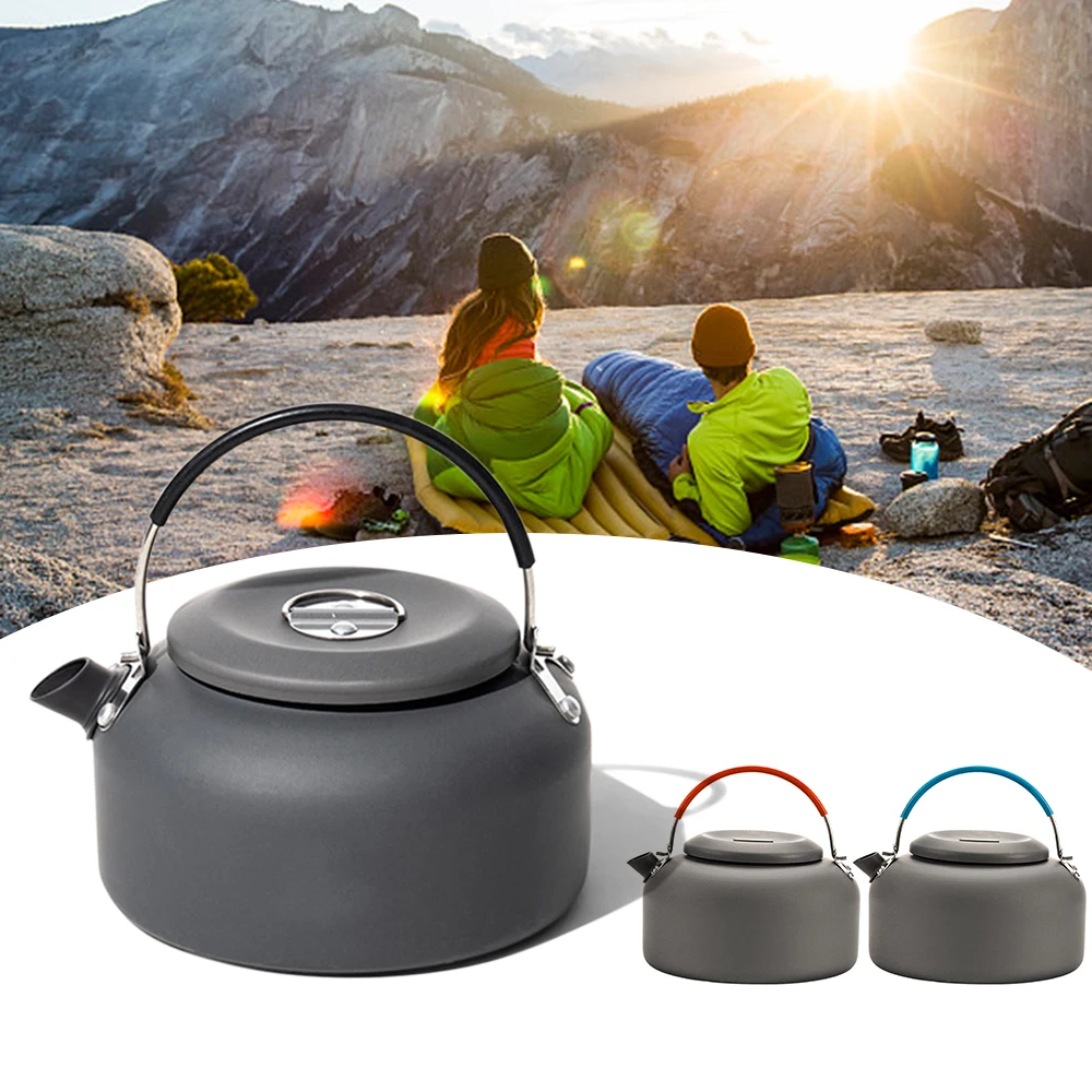 0.8L/1.4L Outdoor Lightweight Aluminum Teapot Kettle Coffee Pot for ...