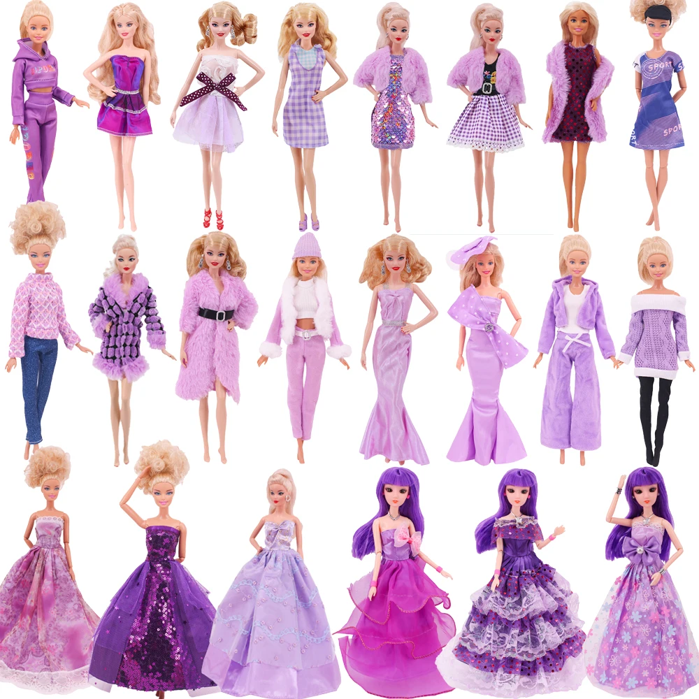 30Cm Doll Clothes Cute Plush Overcoat Outfit Princess Dress Fashionable ...