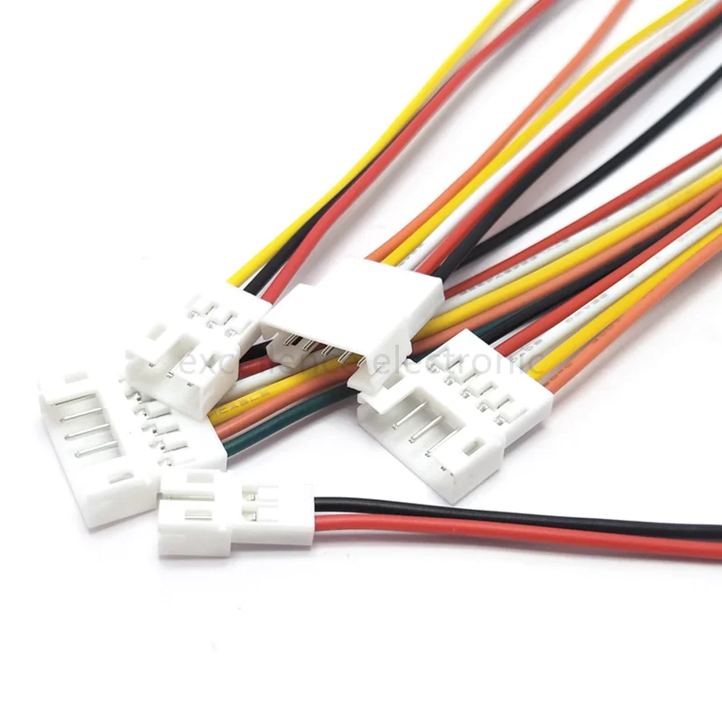 10PCS PH2.0 2/3/4/5/6Pin Pitch 2.0mm Connector Wire PH Plug Female ...